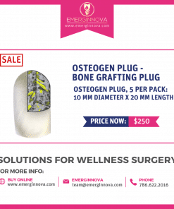 OsteoGen Plug - Bone Grafting Plug 5 per Pack 10 x 20